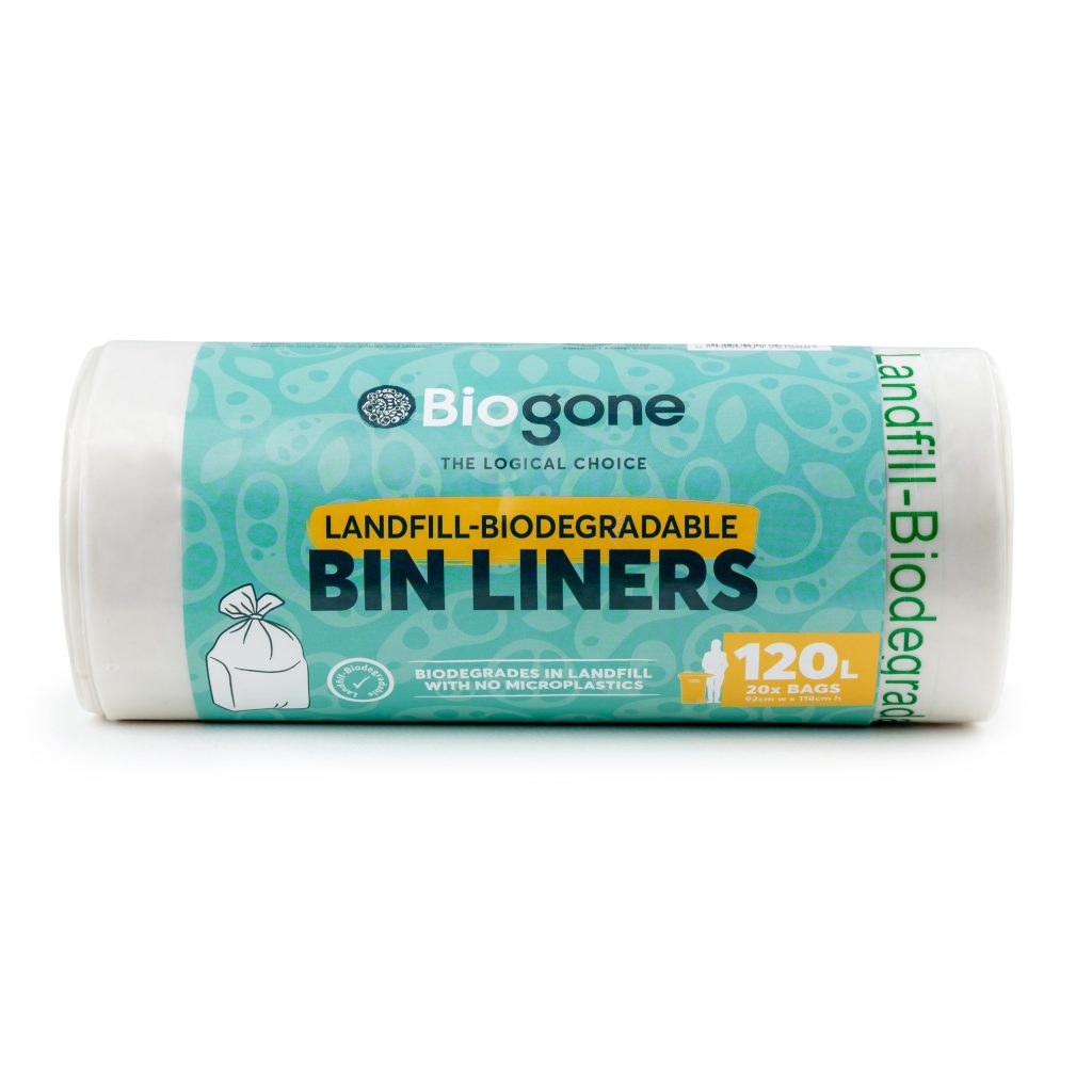 Biogone 120L Bin Liner – Landfill Biodegradable - Biowrap
